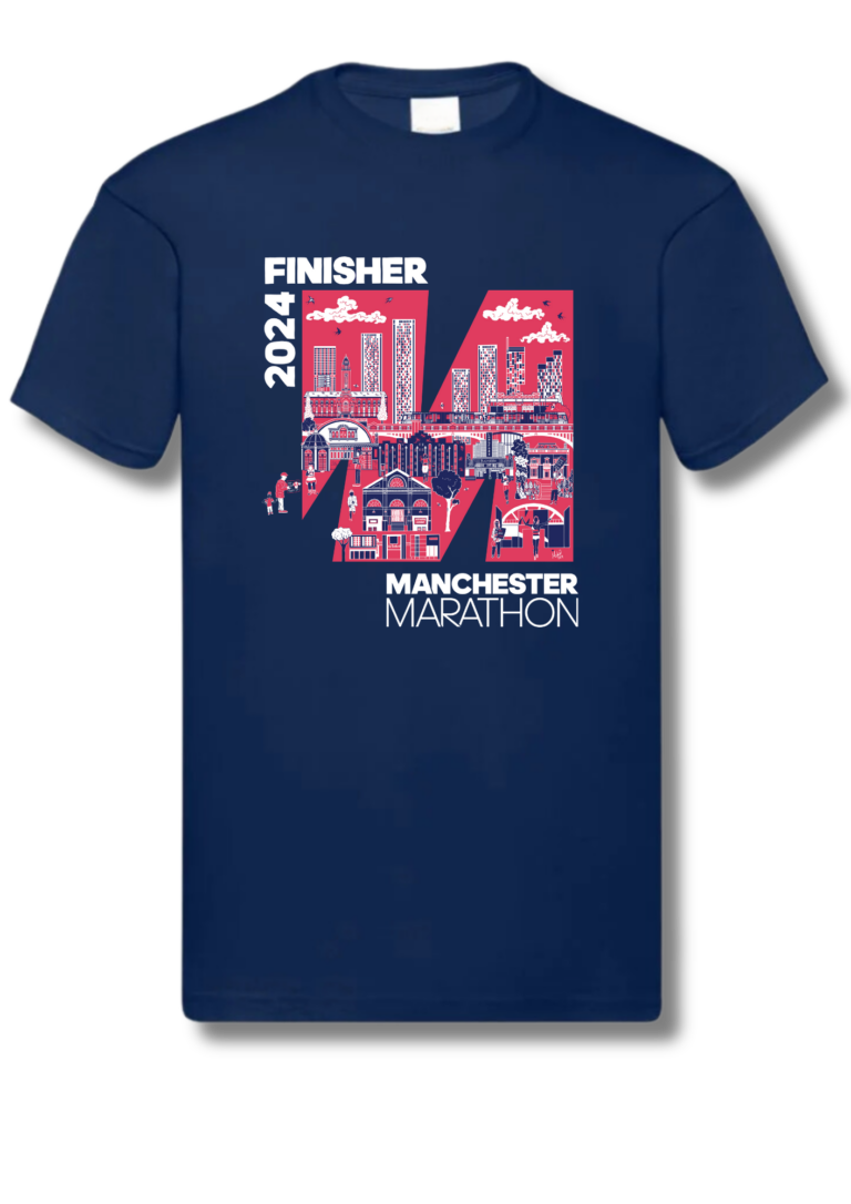 REVEALED: YOUR 2024 FINISHER TEE - Manchester Marathon